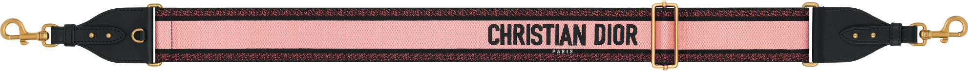 Adjustable Shoulder Strap with Ring Yarrow Pink Christian Dior Paris ...