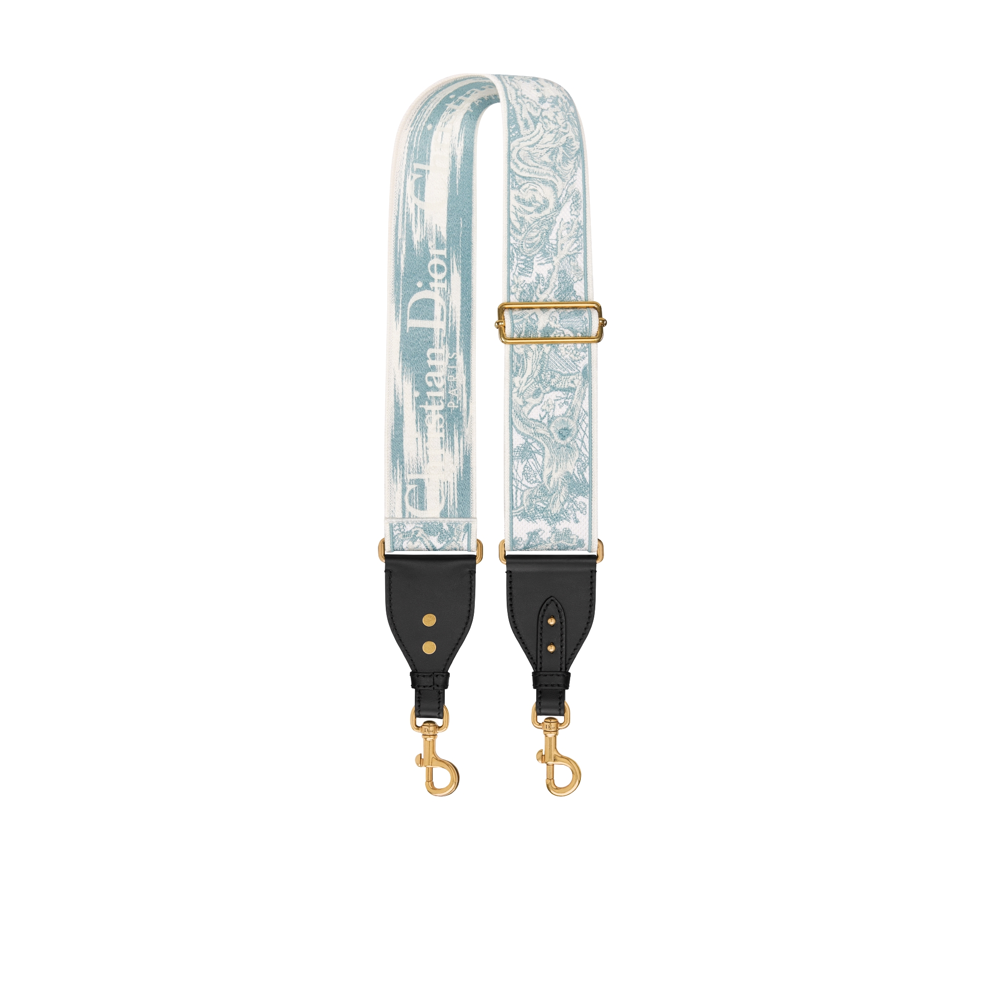 Dioriviera Adjustable Shoulder Strap with Ring White and Celestial Blue ...