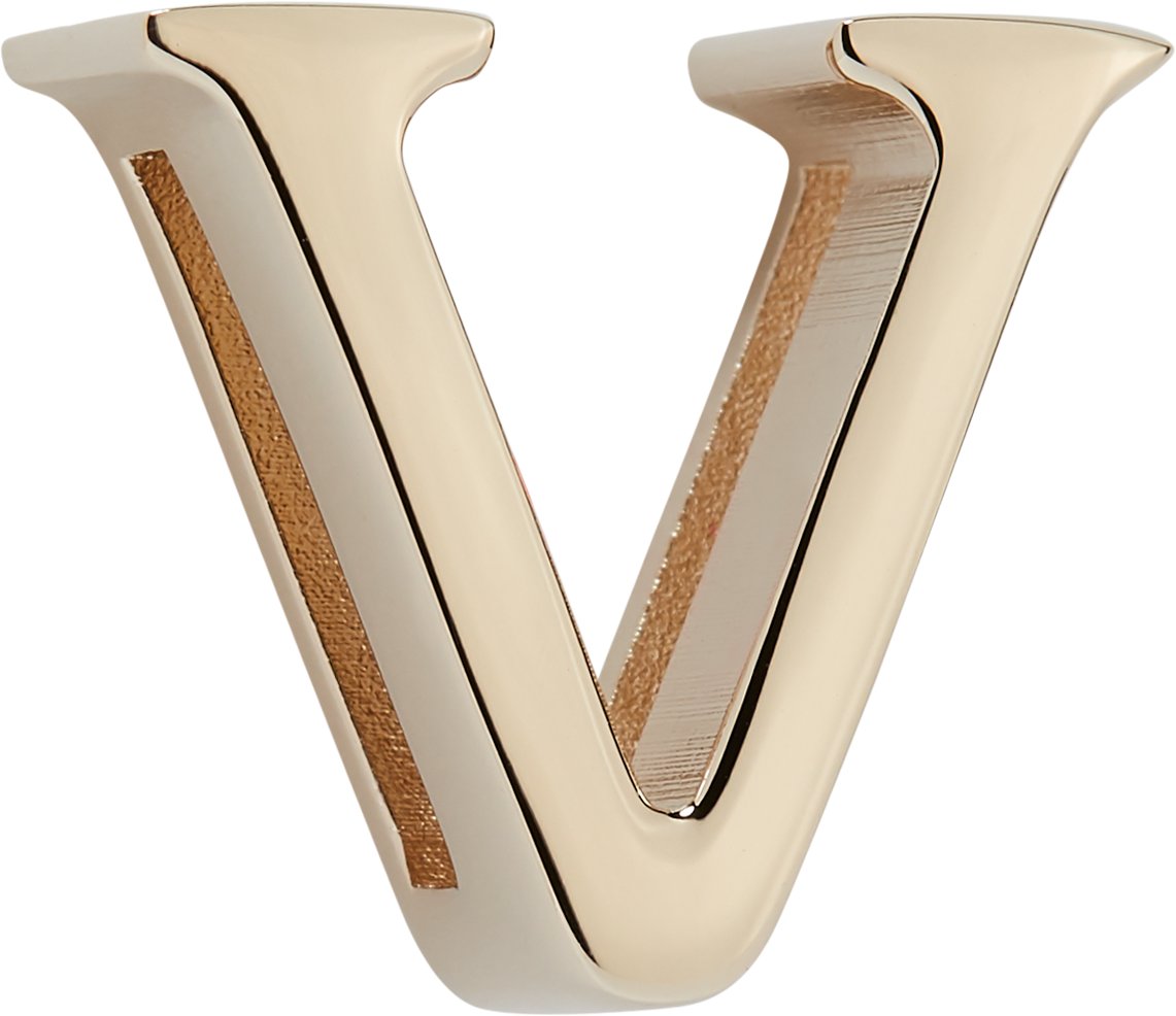 Ornamento My ABCDior a forma di lettera “V” Metallo con finitura color ...