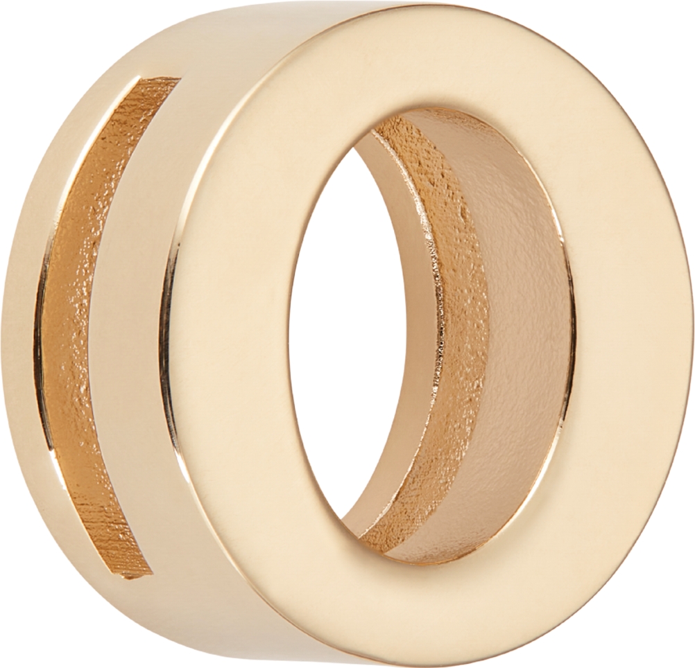 My ABCDior Pin Light Gold-Finish Metal | DIOR