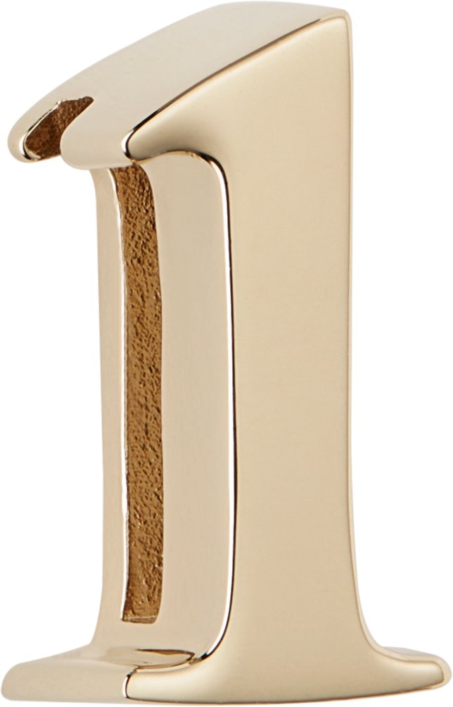 My ABCDior Pin Light Gold-Finish Metal | DIOR