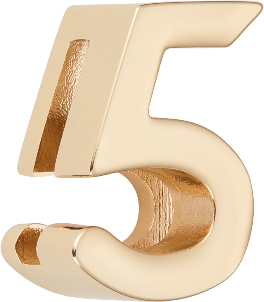 My ABCDior Pin Light Gold-Finish Metal | DIOR