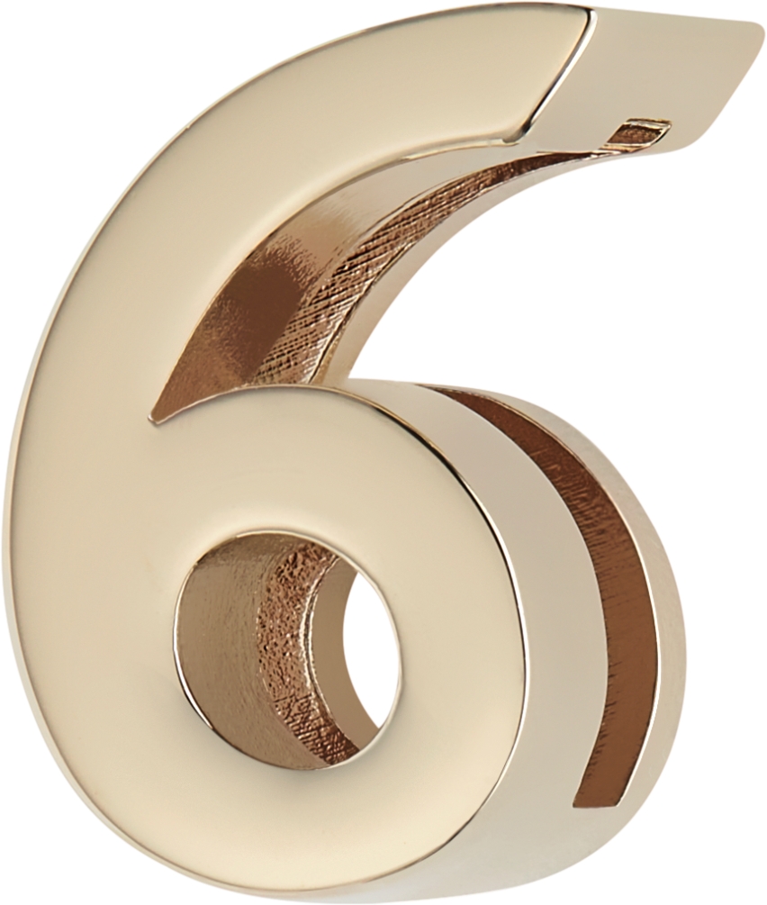 My ABCDior Pin Light Gold-Finish Metal | DIOR