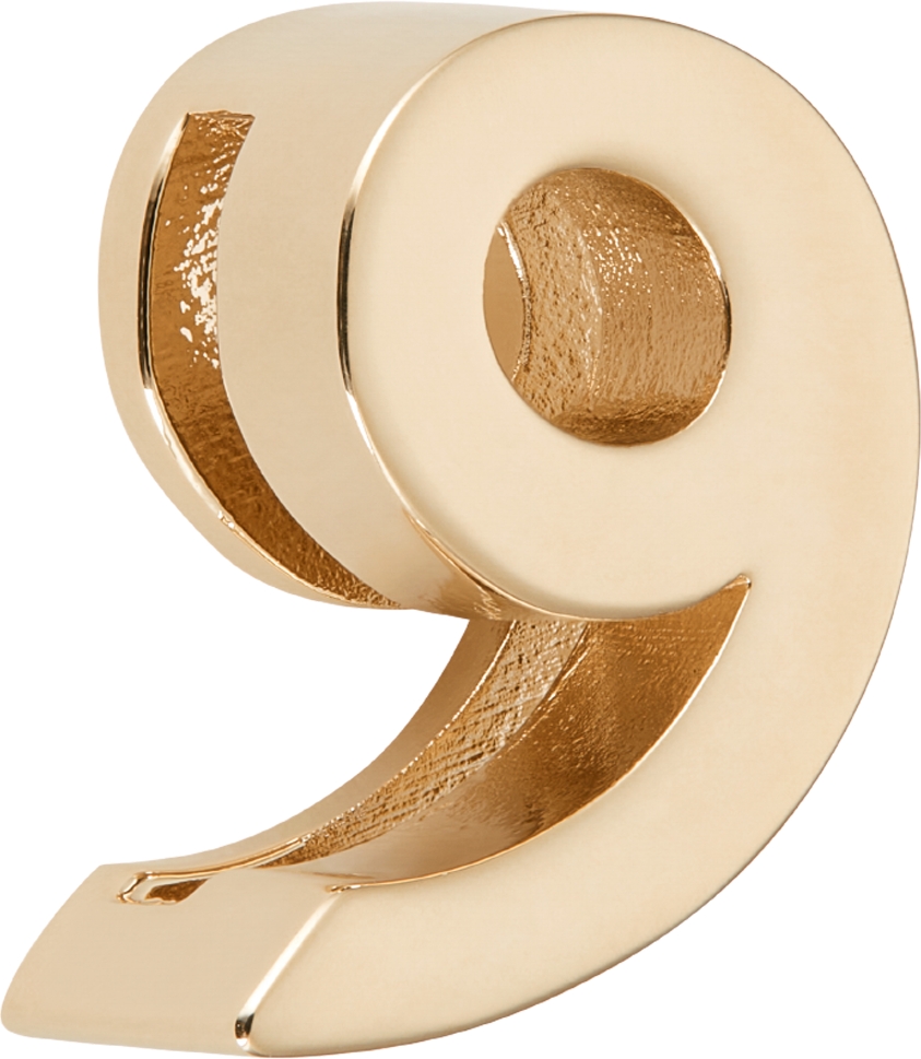 My ABCDior Pin Light Gold-Finish Metal | DIOR