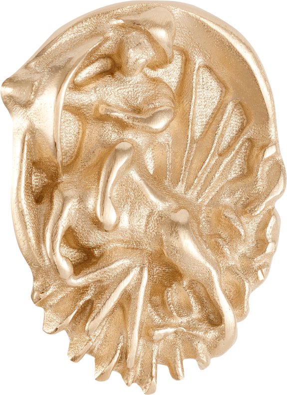 My ABCDior Sagittarius Badge Matte Pale Gold-Finish Metal | DIOR