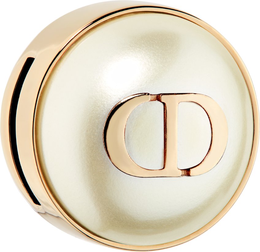 My ABCDior CD Badge Pale Gold-Finish Metal and White Resin | DIOR