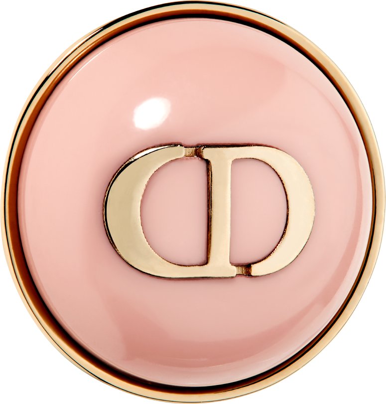 My ABCDior CD Badge Pale Gold-Finish Metal and Pink Enamel | DIOR