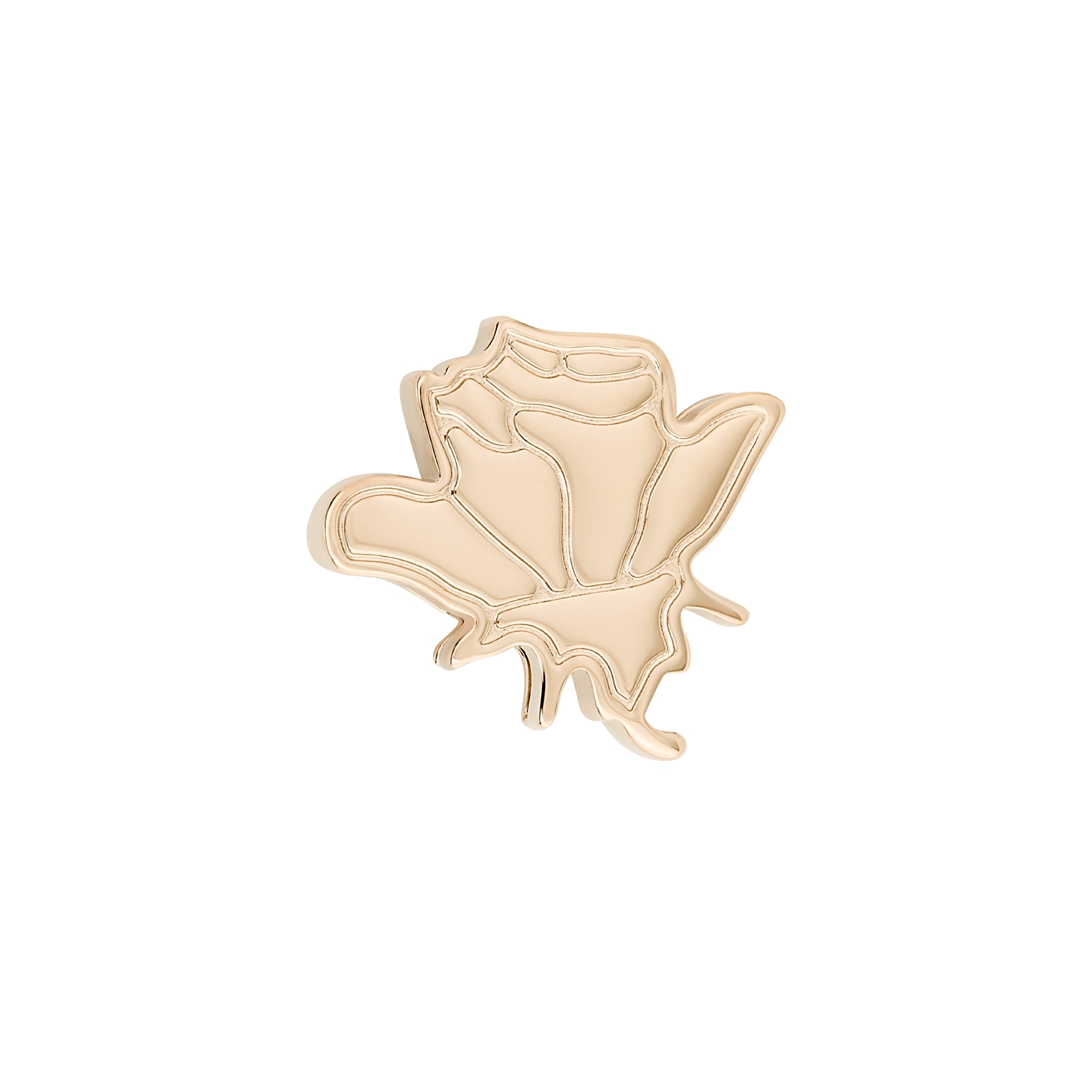 Insignia de rosa My ABCDior Metal dorado pálido | DIOR