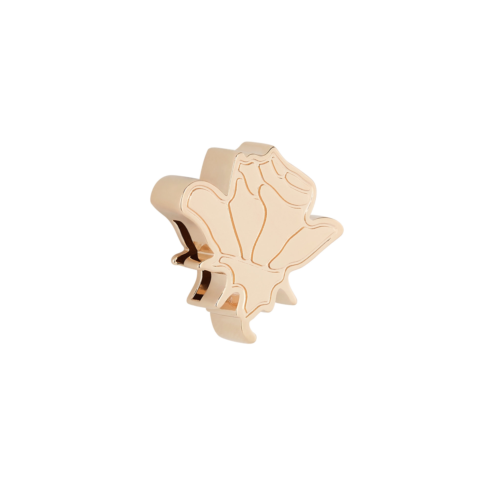 My ABCDior Rosen-Badge Metall mit hellem Gold-Finish | DIOR