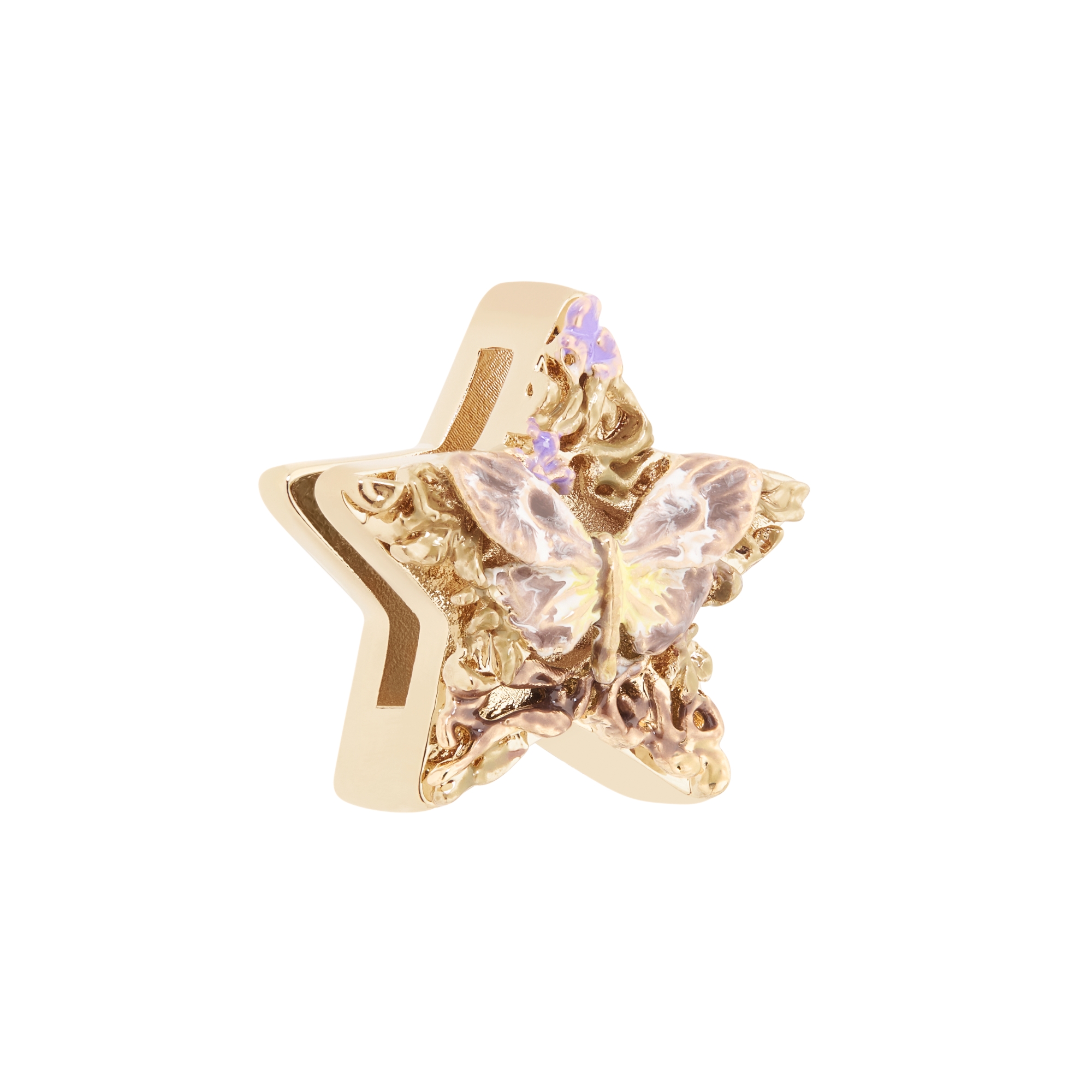 Insignia de estrella My ABCDior Fleur du Zodiac Piscis Metal dorado ...