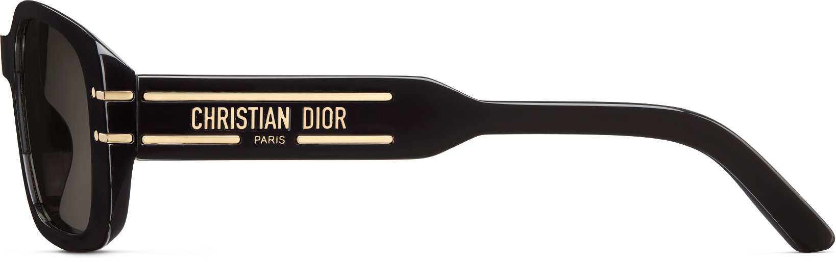 DiorSignature S12I Black Rectangular Sunglasses | DIOR