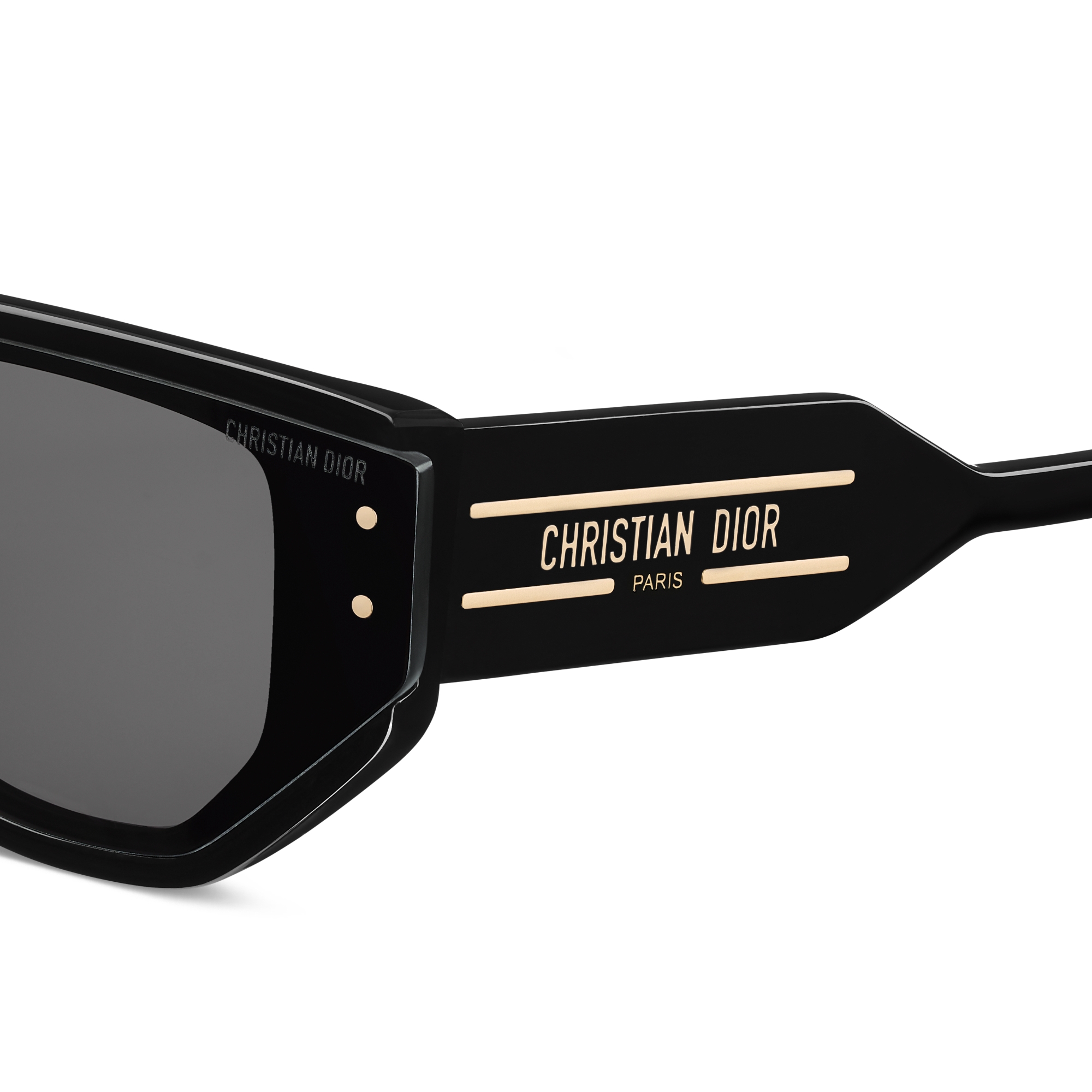 DiorSignature S15F Black Rectangular Sunglasses | DIOR
