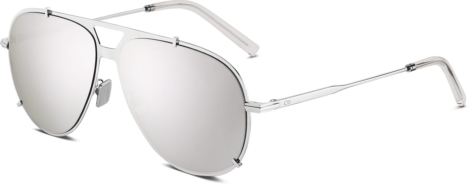 DiorBlackSuit A3F Silver-Finish Mirrored Pilot Sunglasses | DIOR