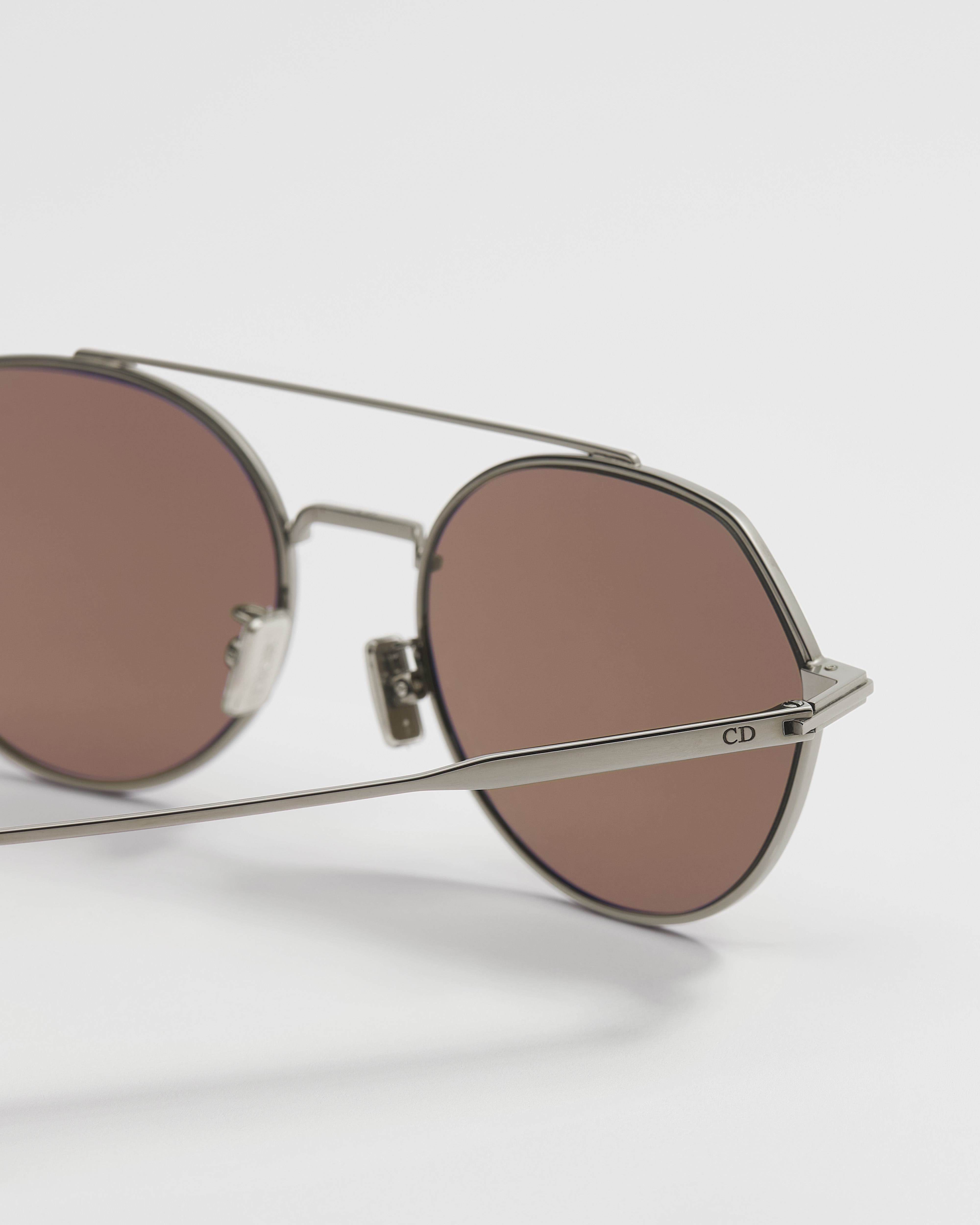 DiorBlackSuit R6U Brown Round Sunglasses | DIOR