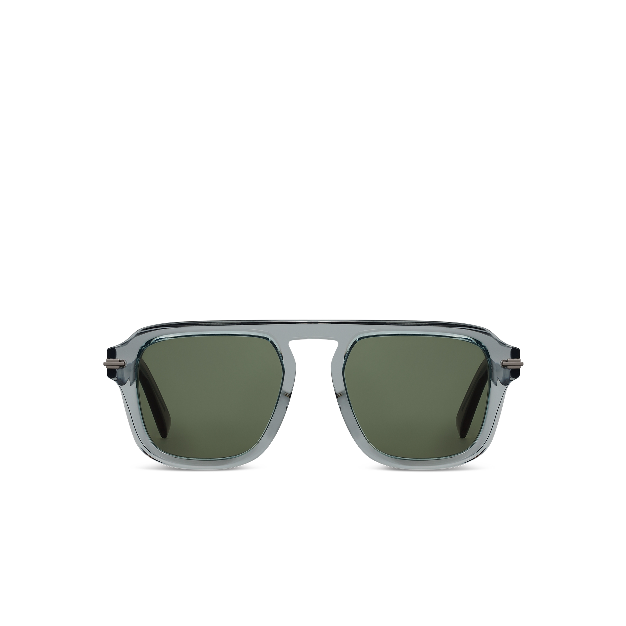DiorBlackSuit S15I Transparent Gray Square Sunglasses | DIOR