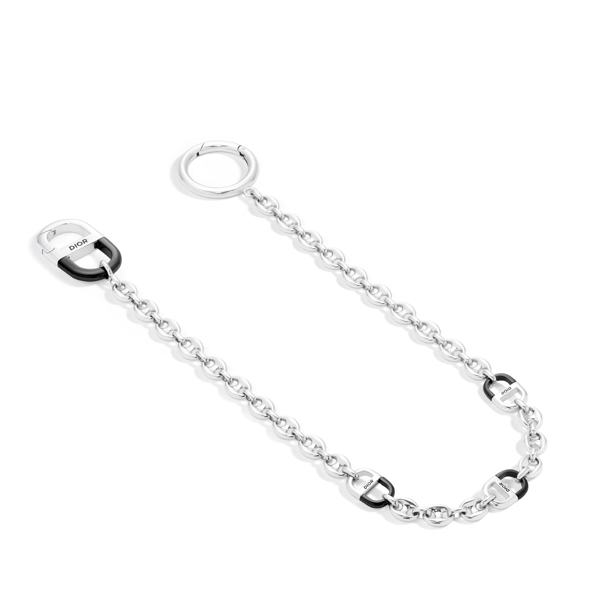 Dior 8 Pants Chain Silver- and Ruthenium-Finish Brass | DIOR