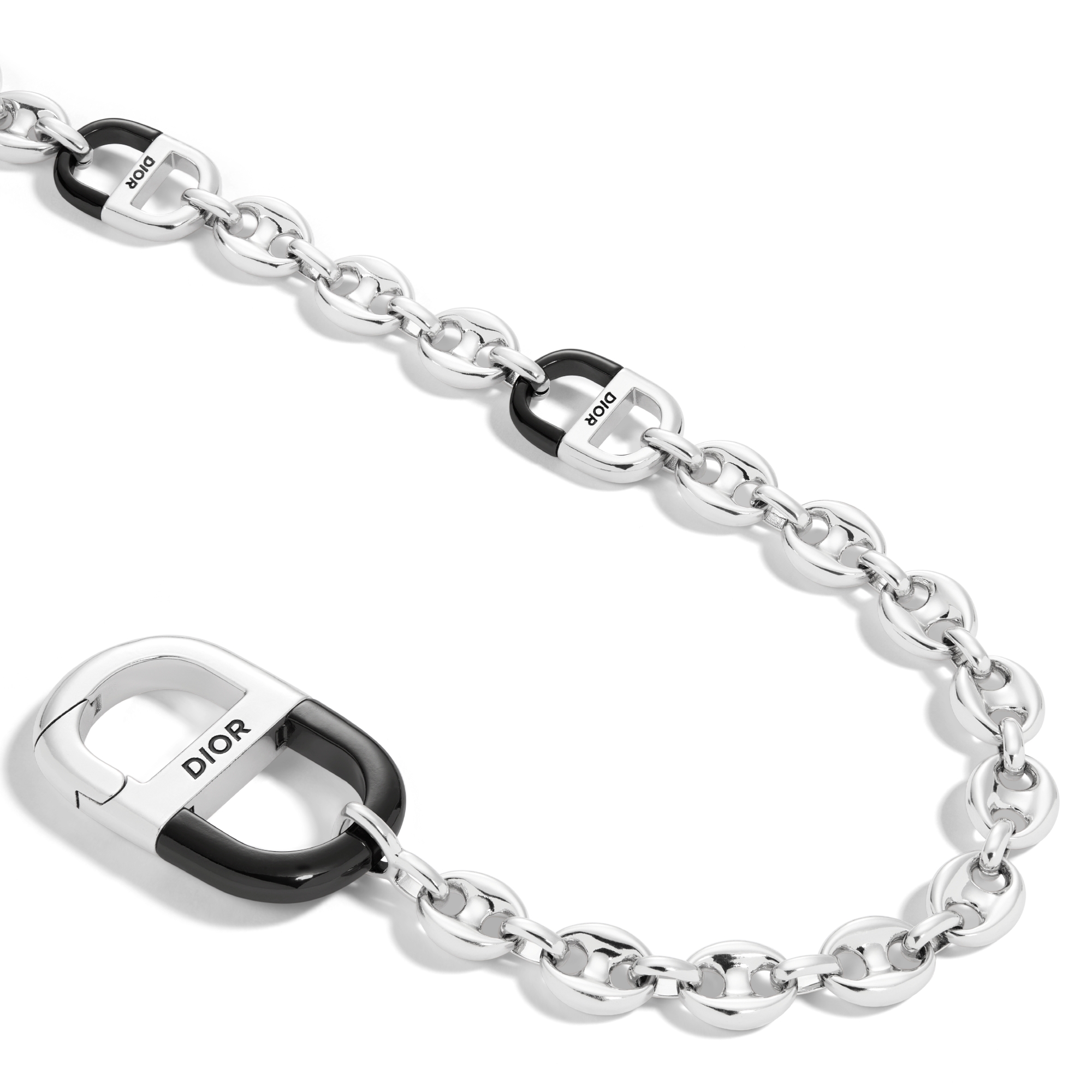 Dior 8 Pants Chain Silver- and Ruthenium-Finish Brass | DIOR