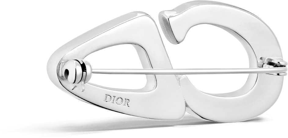 Cd30 브로치 실버 피니시 브라스 Dior