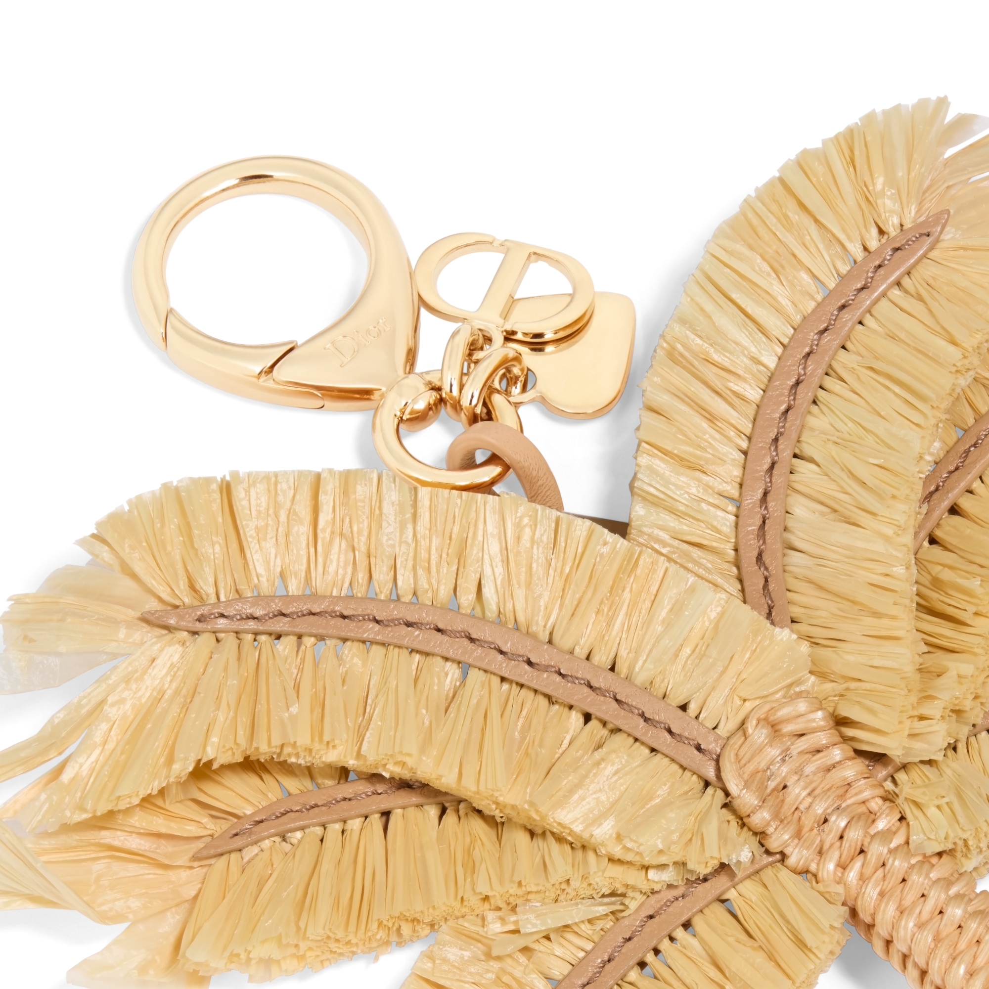 Bijou de sac palmier Toile de Jouy Sauvage Dioriviera Osier et raphia ...