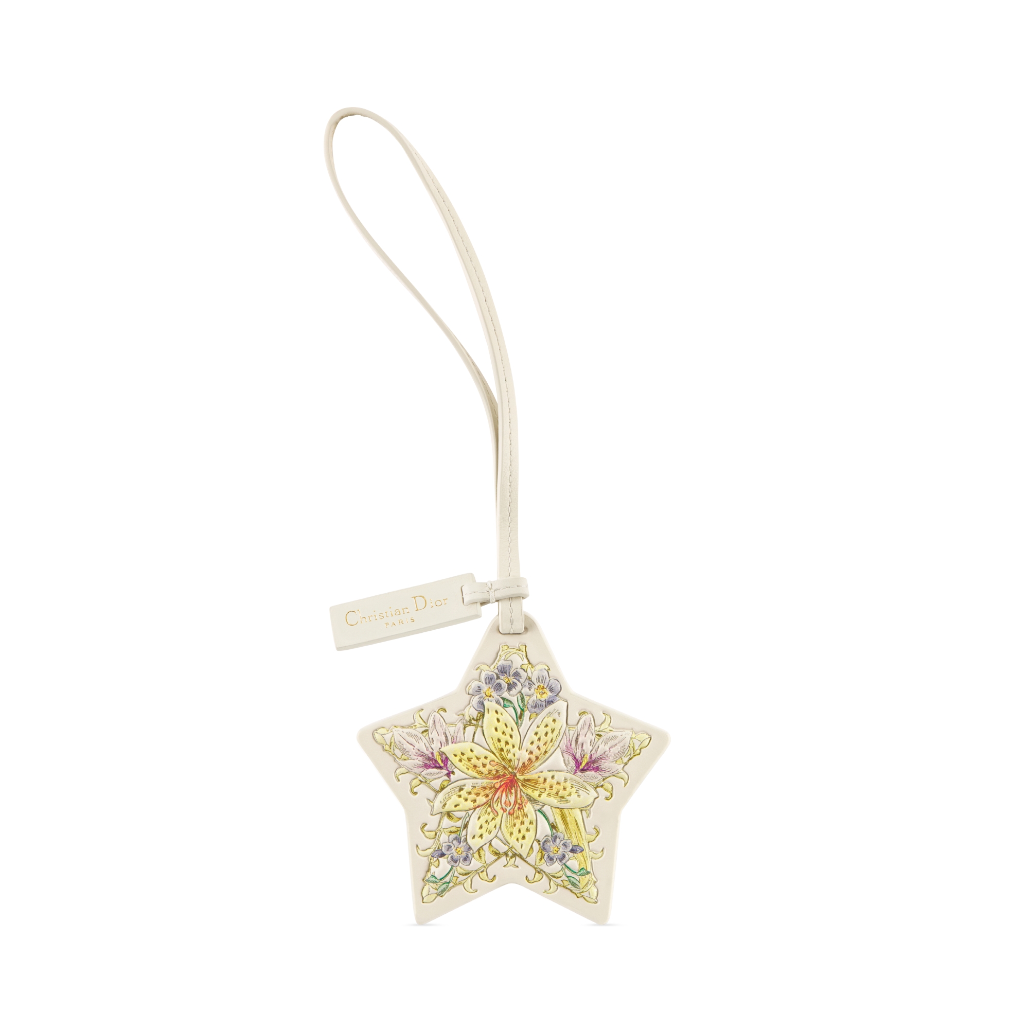 Dior Lucky Dior Star Scorpio Bag Charm Latte Multicolor Calfskin | DIOR