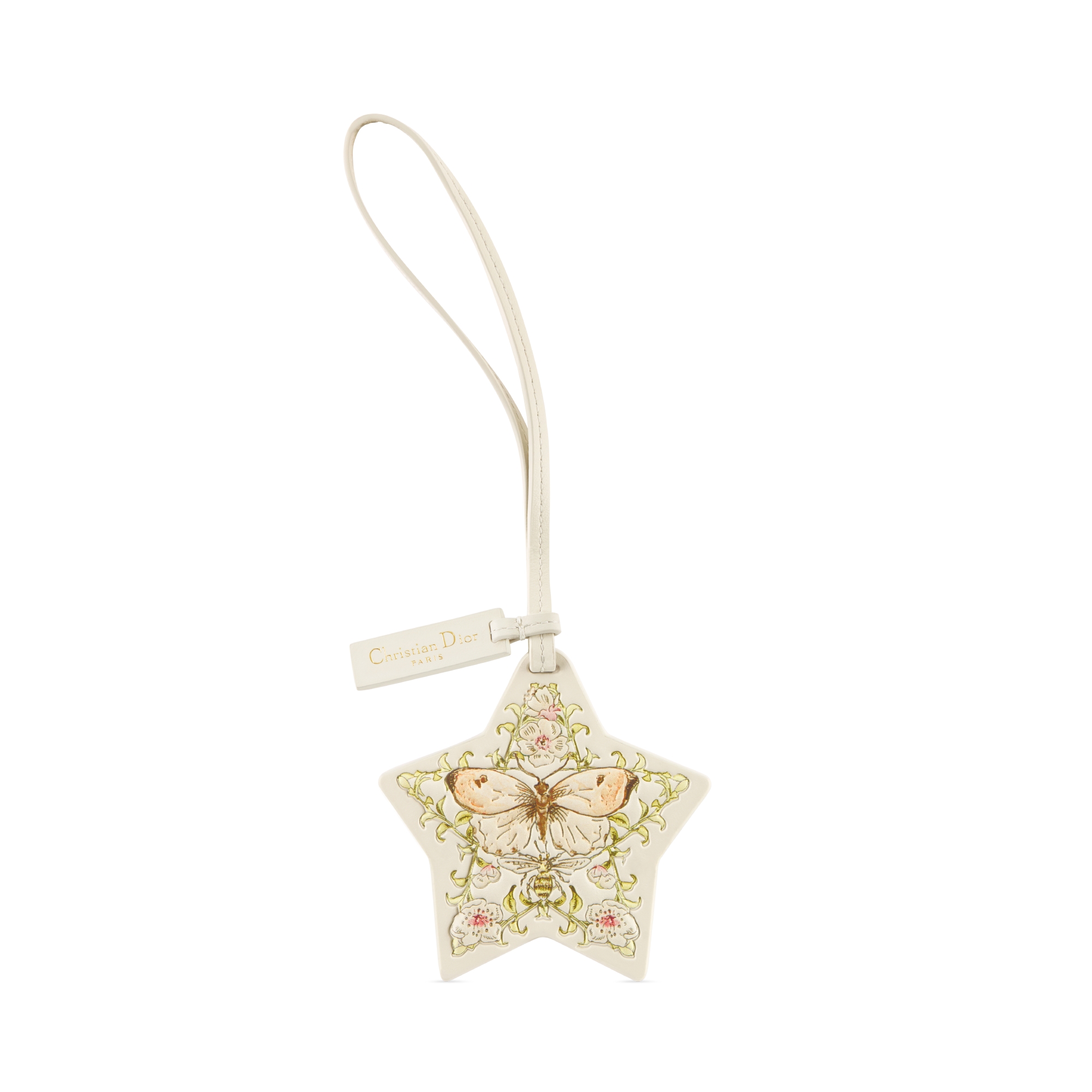 Dior Lucky Dior Star Scorpio Bag Charm Latte Multicolor Calfskin | DIOR