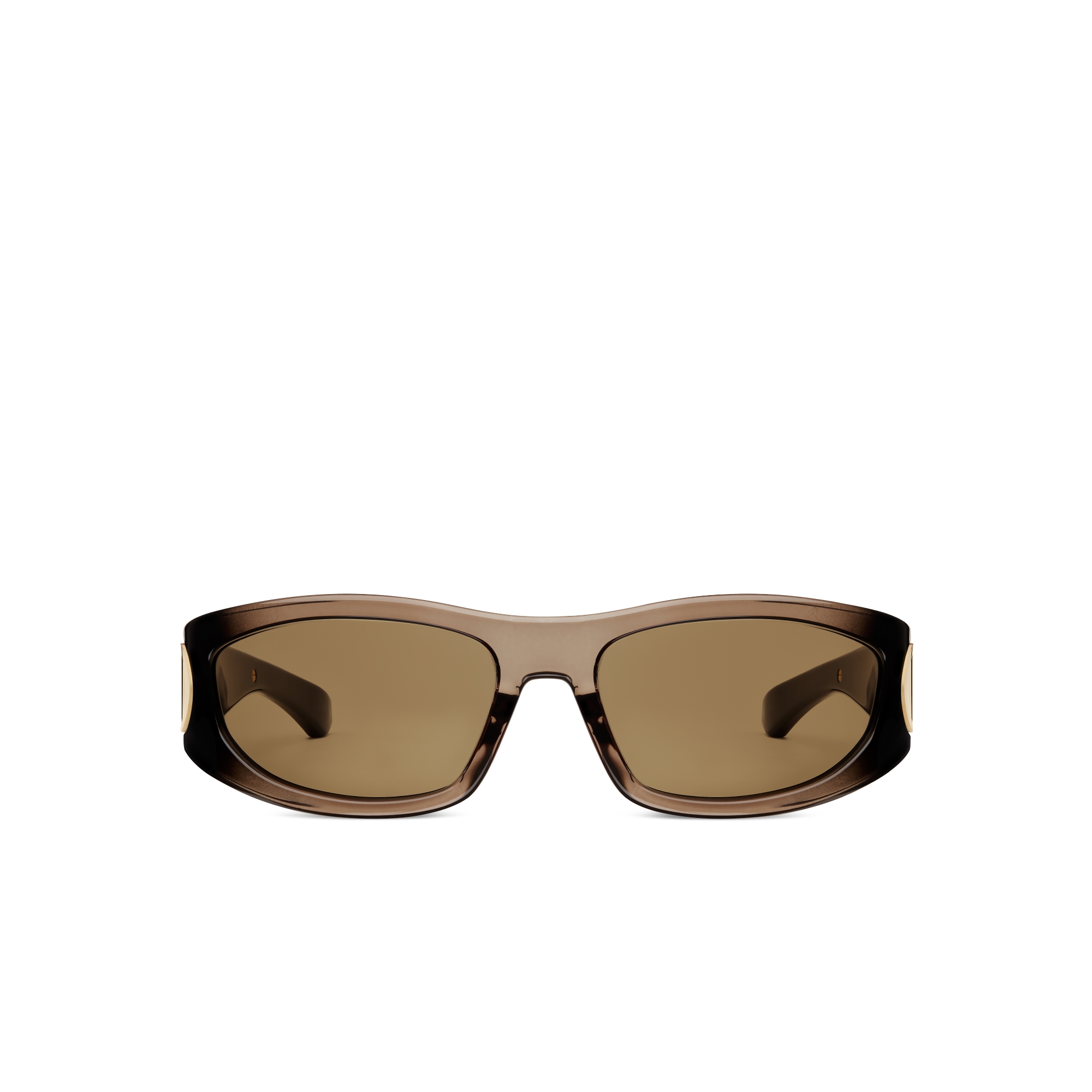 VeryDior S3I Transparent Brown Rectangular Sunglasses | DIOR